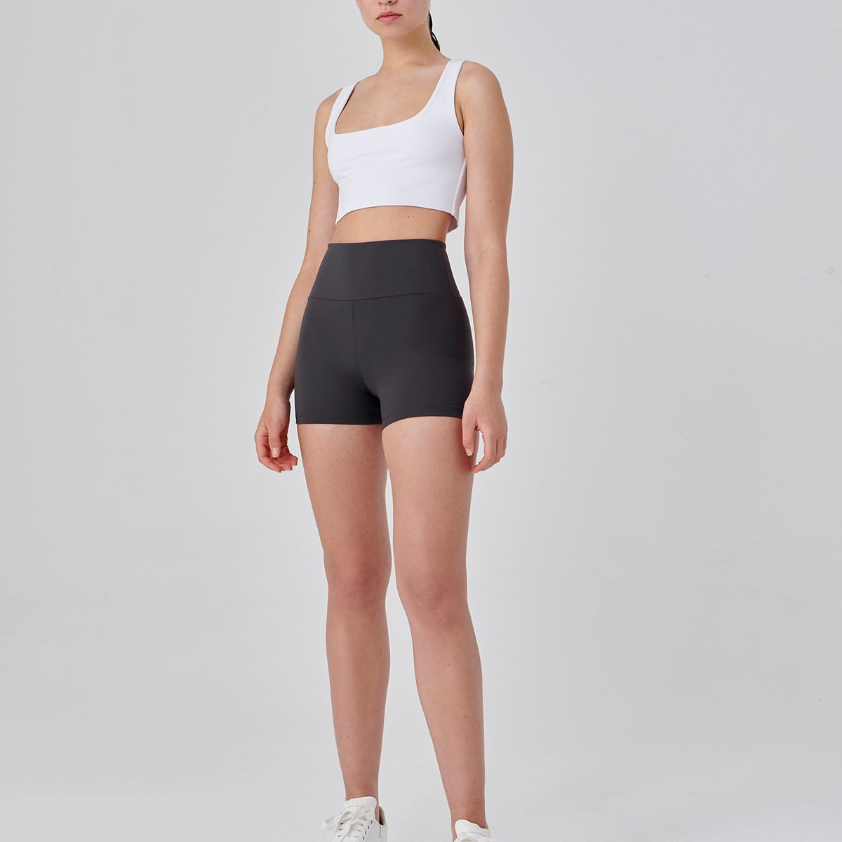 UP&FIT Şort Push Up Dark Silver